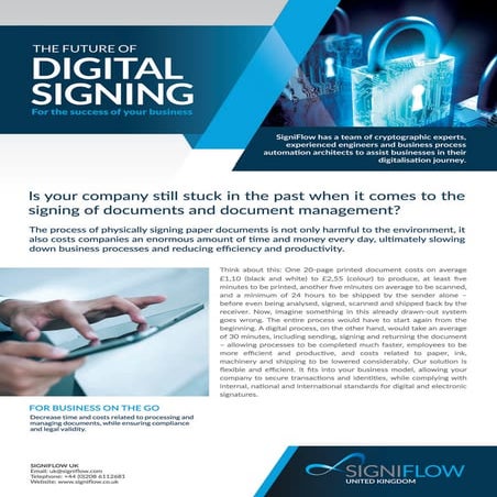 SigniFlow Digital Signing & Document Management | PDF