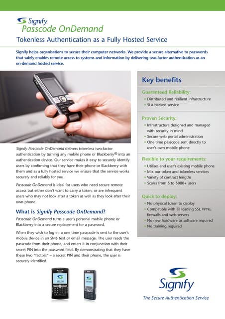 Signify Overview | PDF | Internet | Computing