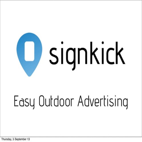 Signkick pitch how and what | PDF