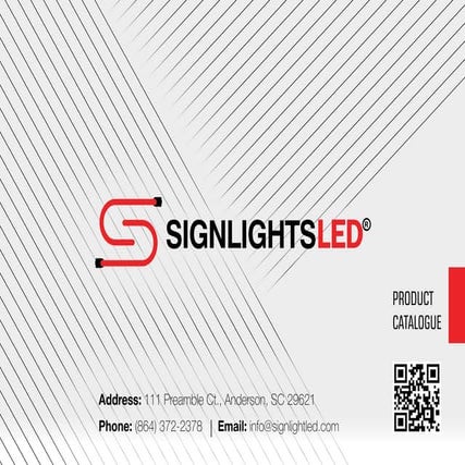 Signlight LED Product Catalog Unveiled | PPT