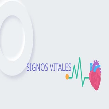 Signos Vitales, tension arterial. Fc, Fr | PPTX