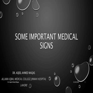 Radiology signs | PPT