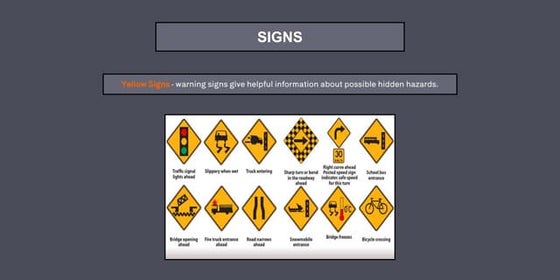Types of road warning signs | PDF