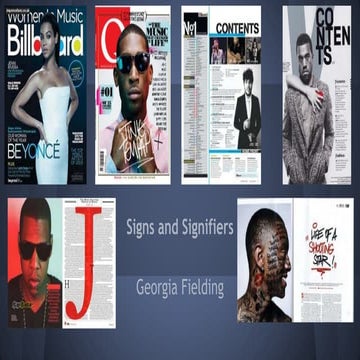 Signs and signifiers powerpoint | PPTX