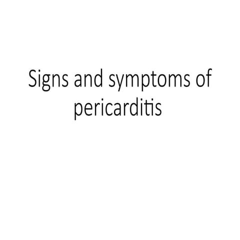 SIGNSANDSYMPTOMS and culture from the sure | PPTX