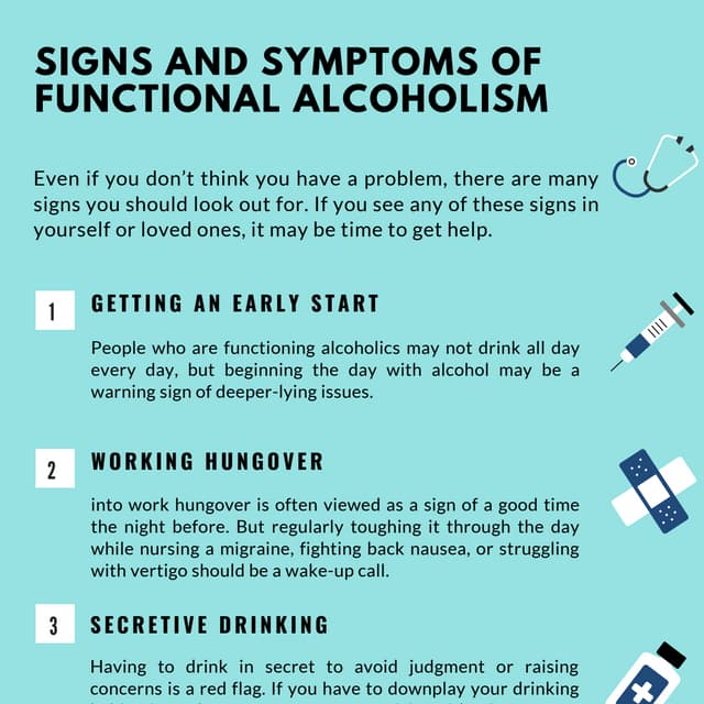 Signs and Symptoms of Functional Alcoholism.pdf | Substance Abuse ...