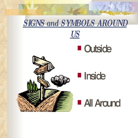 Signs Around Us | PPT