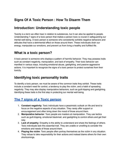 How to fix a toxic relationship after breaking up.pdf | Mental Health ...