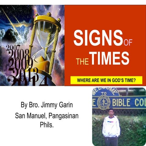 Signs of the times | PPT