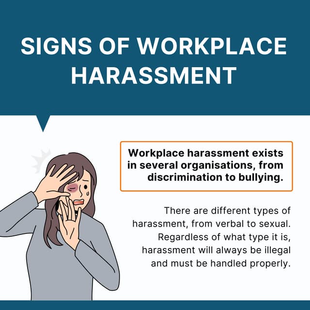 Signs of Workplace Harassment | PDF