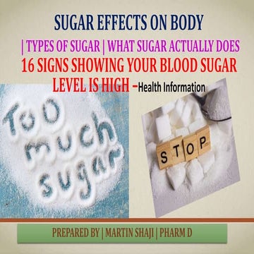 Sugar effects on body | types of sugar | what sugar actually does ,16 ...