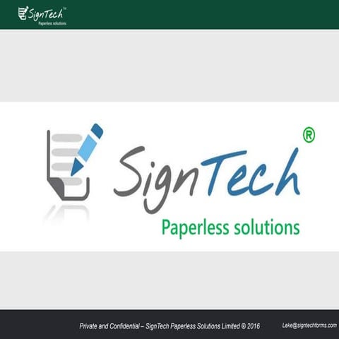 Innovative Paperless Solutions | PPTX | Computer Software and ...
