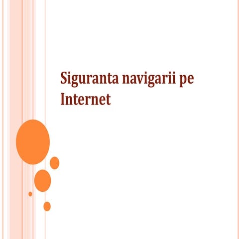 Siguranta pe internet | PPTX