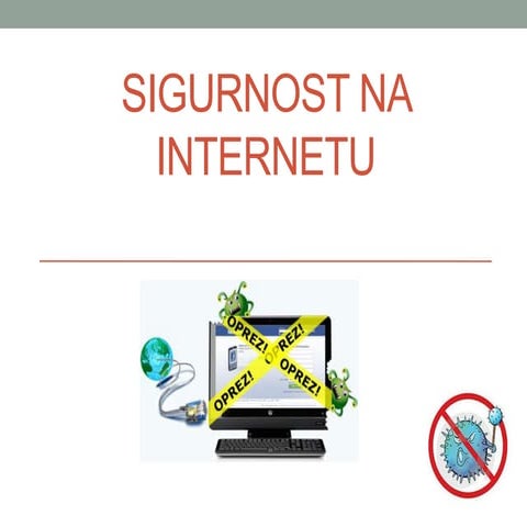 Sigurnost na internetu - općenito | PPTX