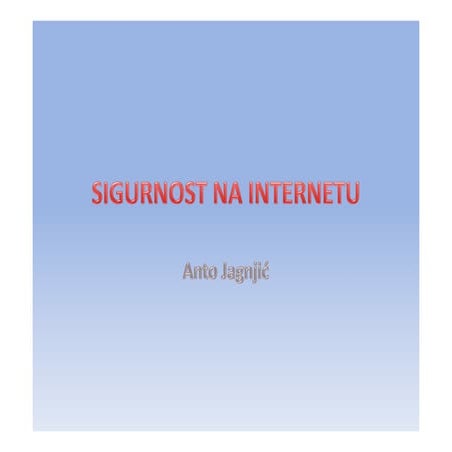 Sigurnost na internetu 2015 -6 | PPT