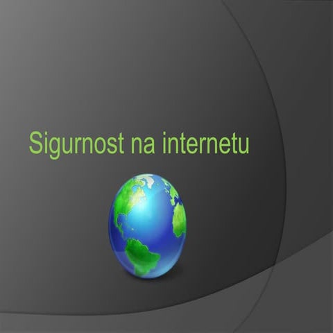 Sigurnost na internetu | PPT