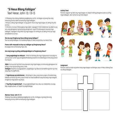 Si Hesus Bilang Kaibigan- John 15:13.docx
