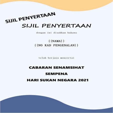 Sijil | DOCX