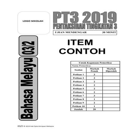 03 2 ITEM CONTOH | PDF