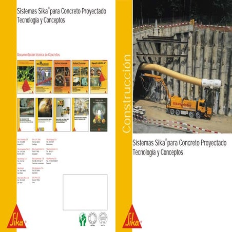 concreto-proyectado-sika en tuneles | PDF