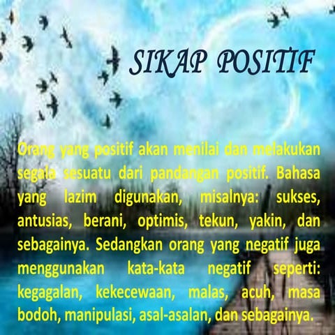 Sikap positif | PPTX