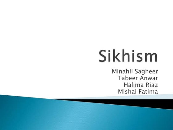 Sikhism presentation | PPT