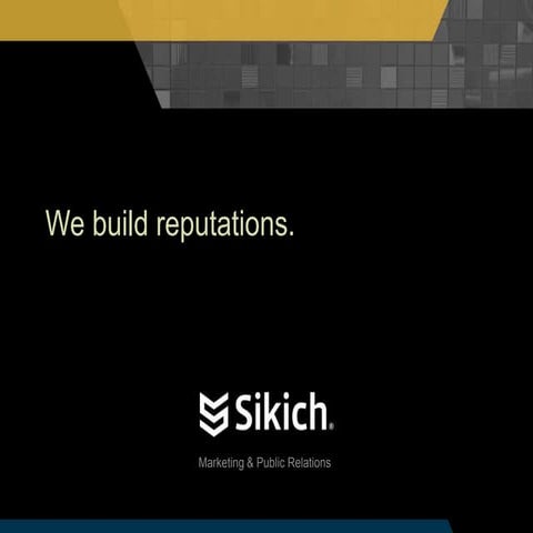 Sikich PR capabilities | PPTX | Business | Business and Finance
