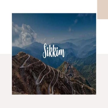 SIKKIM.pptx india sikkim geography presentation | PPTX