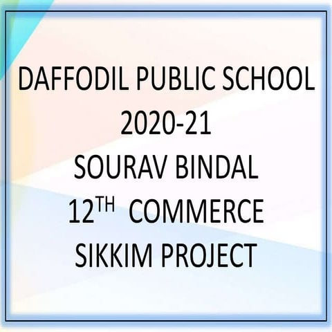 Sikkim accountancy | PPTX