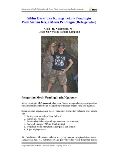 Contoh penyelesaian soal sistem refrigerasi | PDF