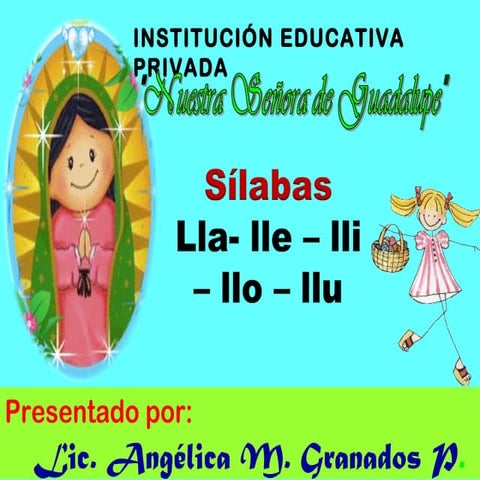 Silabas lla lle lli llo llu | PPT