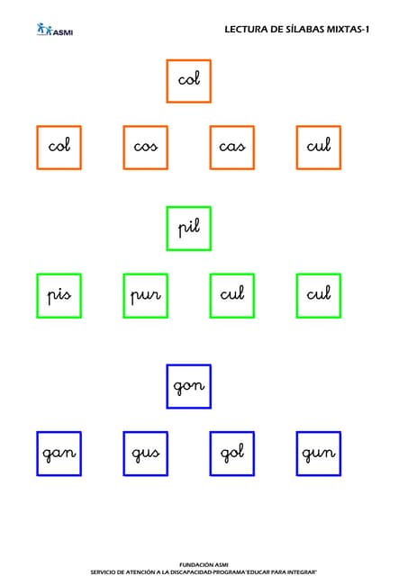 Silabas mezcladas | PDF