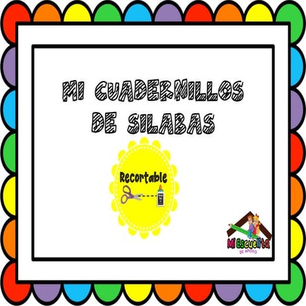 silabas recorta y pega para aprender a leer | PDF