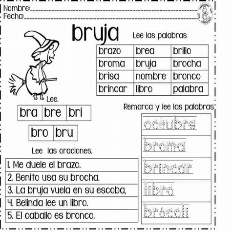 Silabas trabadas | PDF