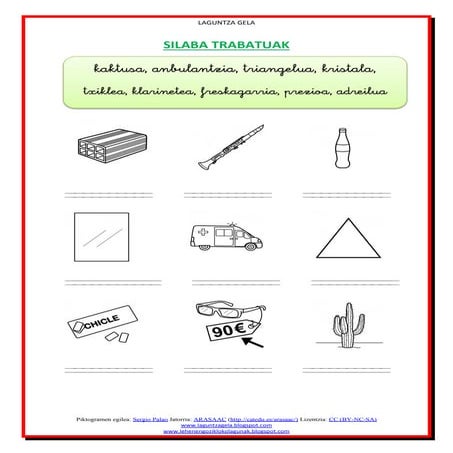Silaba trabatuak 3 | PDF