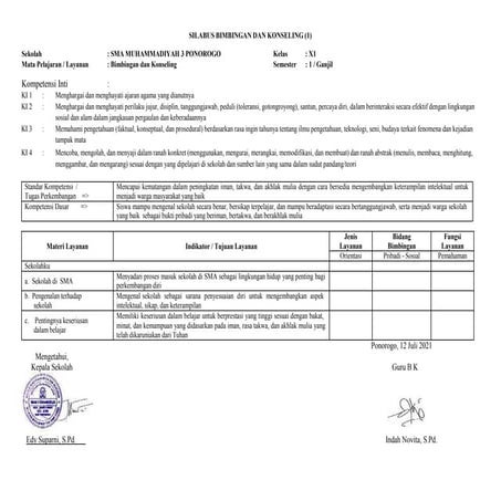 SILABUS.BK_XI. kurikulum merdeka merdeka belajar | PDF
