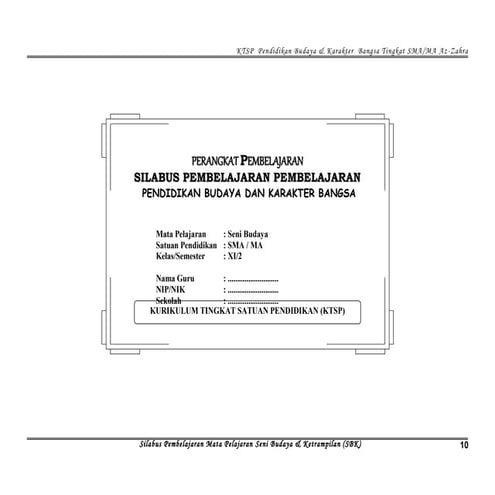 silabus-seni-budaya-kelas-xi-smt-2.doc seni budaya | DOC