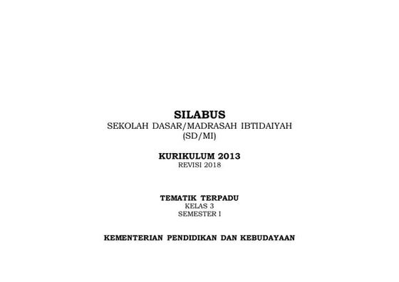 Silabus Kelas 3 Tema 4.doc