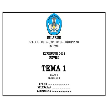 Silabus Kelas 6 Tema 1.doc