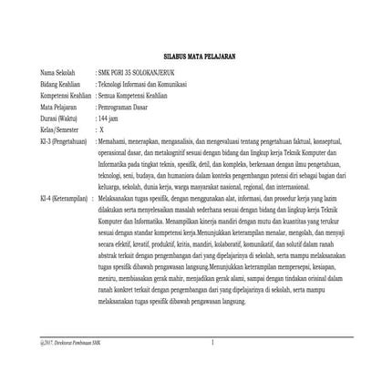 SILABUS Pemrograman Dasarkelas x smk.doc