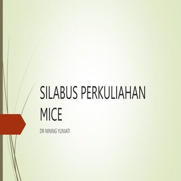 SILABUS PERKULIAHAN MICE [Autosaved].pptx