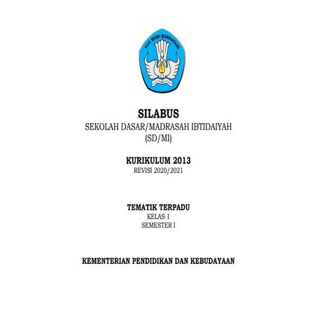 SILABUS SBK KELAS 1.pdf KELAS 1 SD KELAS 1 SD | PDF