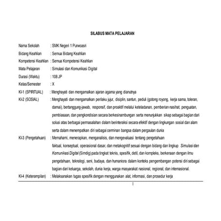 Simulasi digital sirait | DOC