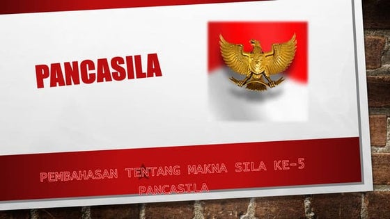 Sila ke 5 dalam pancasila | PPTX