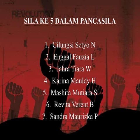 Sila ke 5 dalam pancasila | PPTX