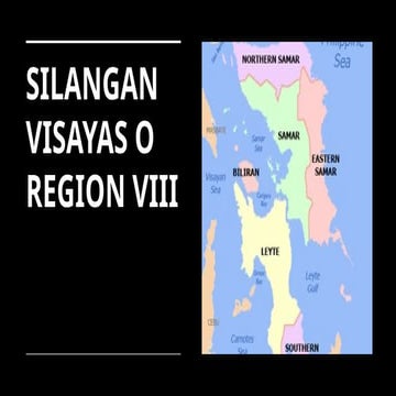 Silangan Visayas o Region VIII at mga Imaheng makikita rito | PPTX