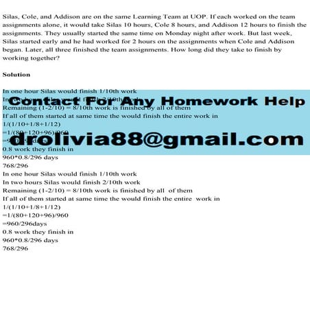 Silas, Cole, and Addison are on the same Learning Team at UOP. If ea.pdf