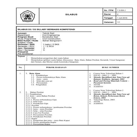 Sil bahan 1new | DOC