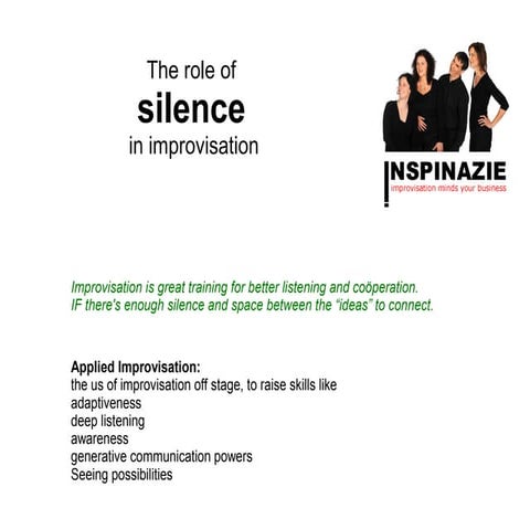 7 core principles of improv | PDF