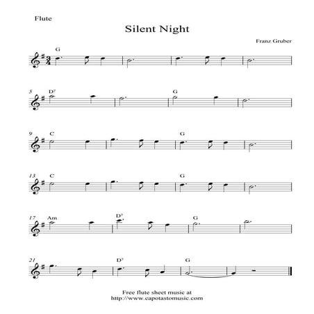 Silent night-flute | PDF